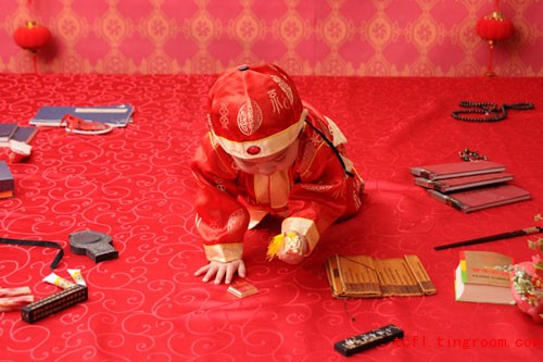 小孩满月与抓周One-month-old Feast and One-year-old Catch of Babies_Culture ...